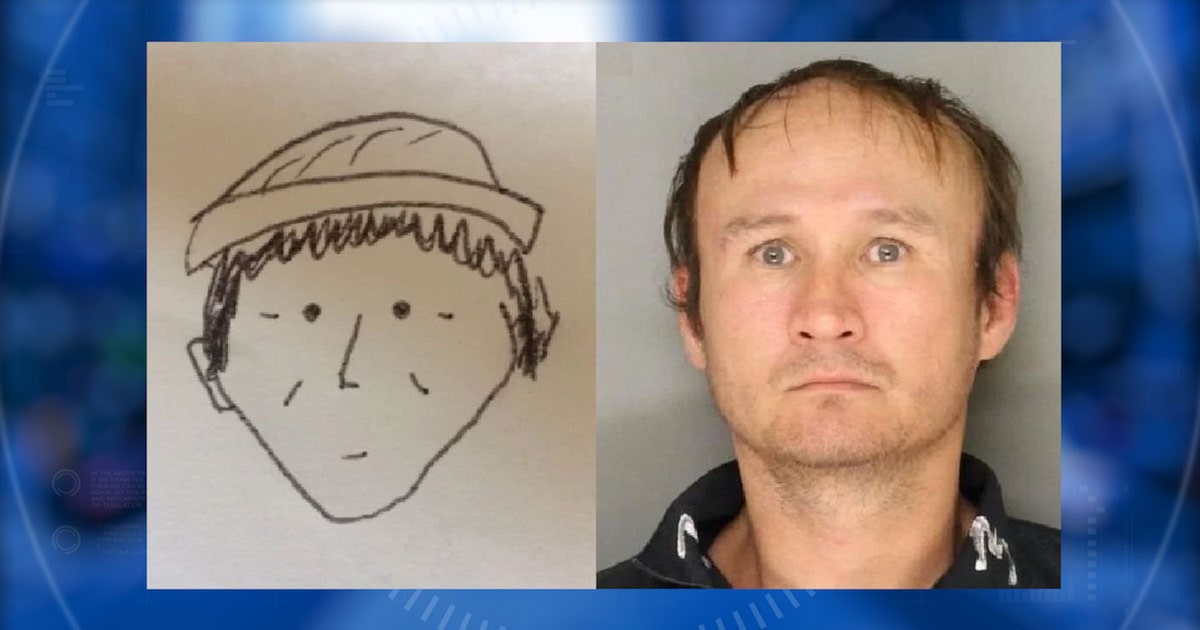 Police identify theft suspect from hand-drawn sketch